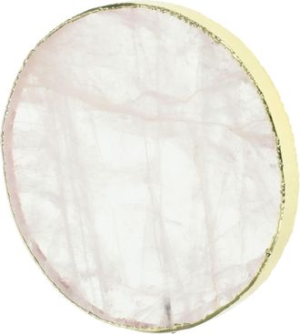 BESTONZON Einzelner Runder Tischuntersetzer Aus Kristall Rosa Kristalltassenunterlage Für Schreibtisch Im Büro Heimdekoration Kristalltischset Für Vielseitige N