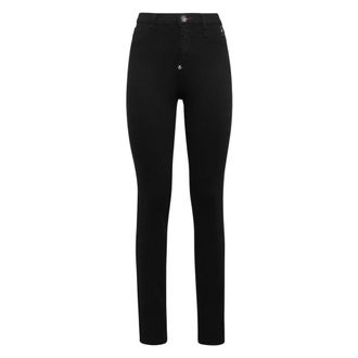 Philipp Plein Damen, Jeans, Schwarzk, W27Gr&ouml;&szlig;e