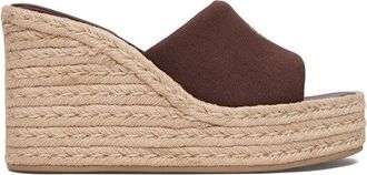 Calvin Klein Espadrilles Wedge Espad 70 Canvas Mg HW0HW03282 Braun