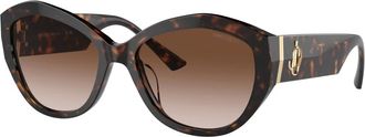 Jimmy Choo London unisex, Accessoires, Brun, Taille: 55 MM Jc5013U Butterfly Lunettes de soleil