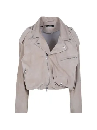 DRHOPE Suede Bikers Jacket