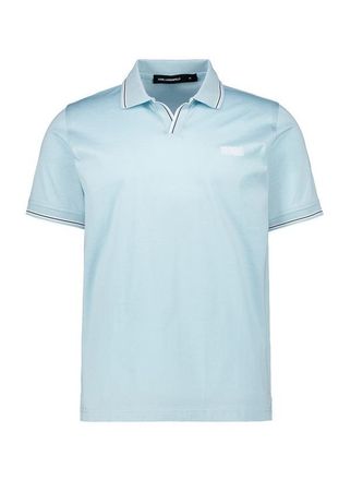 Karl Lagerfeld Herren Polo-Shirt blau