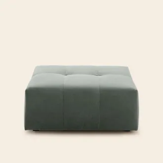 Madura Pouf Modulable Uberto Opal kaki gris&eacute; - VERT