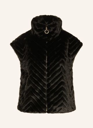 Joseph Ribkoff Kunstpelz-Weste schwarz