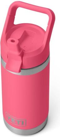 Yeti Rambler JR Kinderflasche Mit Farblich Abgestimmtem Trinkhalmdeckel, Tropical Pink, 12 oz (355 ml)