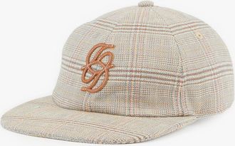 Dr&ocirc;le de Monsieur Casquette &agrave; carreaux &agrave; visi&egrave;re plate