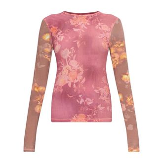 Diesel T-Moky-Ls Top - Femme - Tops - Rose - Taille: 38 FR