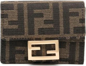 Fendi FF-logo Pattern Wallet