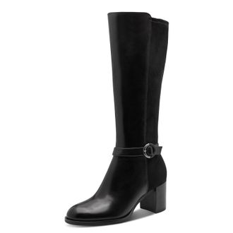 Tamaris Damen Stiefel Leder schwarz 40