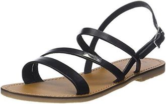 Les Tropeziennes Baden, Sandales Bride arriere Femmes, Noir (Noir), 39 EU