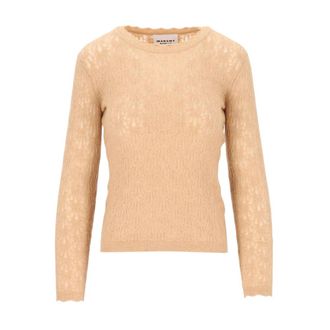 Isabel Marant Obeline-GB Rundhals-Pullover - - Knitwear - Damen - Beige - XS