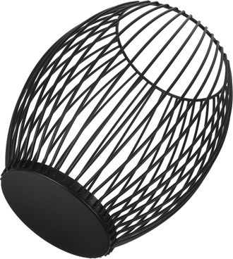 Cabilock Kaffeepad Organizer Aus Eisen Korb Für Arbeitsplatte Obst Gemüse Aufbewahrungskorb Vintage Eisenkorb Küchenorganisation Lagerung Korb