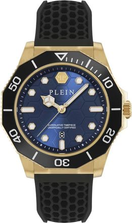 Philipp Plein Homme, Accessoires, Noir, Taille: ONE Size Montre Aquastorm 44mm