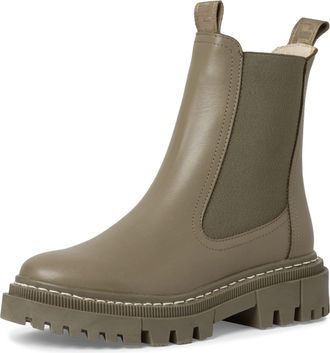 Tamaris Damen Chelsea Boots, Frauen Stiefeletten,Wechselfußbett,uebergangsstiefel,Schlupfstiefel,flach,Boots,Stiefel,Bootee,Pale Green,39 EU