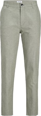Jack & Jones Herren Jpstace Jjsummer Linen Blend Pant Sn Strickpullover, Deep Lichen Green/Detail:Melange,33W / 36L