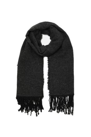 Trendyol Light Gray Weiche Texturd Womens Scarf TWOAW22AT0055