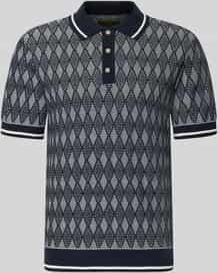 Jack & Jones Regular Fit Poloshirt im Allover-Look
