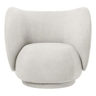 Ferm Living Fauteuil en tissu bouclé Rico Ferm Living