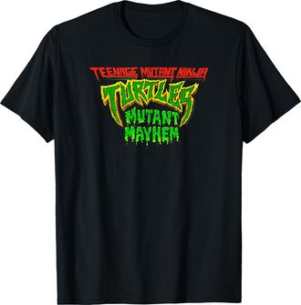 Teenage Mutant Ninja Turtles Mutant Mayhem Slime Retro Logo T-Shirt