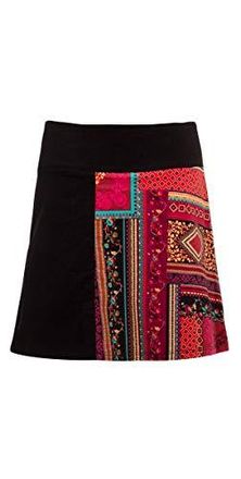 Coline Jupe Courte colorée - Couleur : Fushia - Taille : XXL