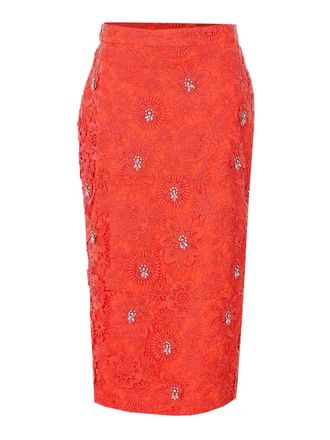 Essentiel Jupe Midi - Orange