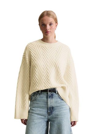 Marc O'Polo Denim Strickpullover aus weichem Schurwolle-Mix
