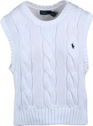 Polo Ralph Lauren Rundhals-Strickweste - - Knitwear - Damen - Wei&szlig; - L