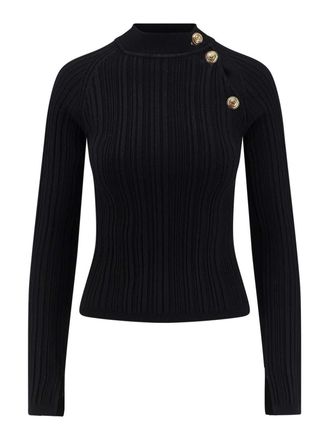 La Petite Robe Di Chiara Boni Pull Col Rond - Noir