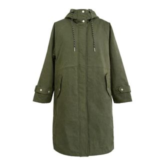 Lollys Laundry SheaLL Mantel Lang - - Coats - Damen - Gr&uuml;n - L