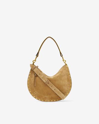 Isabel Marant Sac Oskan Soft Zip En Cuir Velours - - Taupe - - Isabel Marant