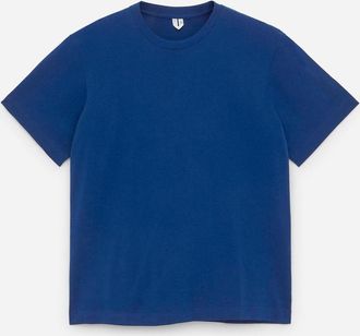 Arket Lockeres T-Shirt 220 GSM -Blau
