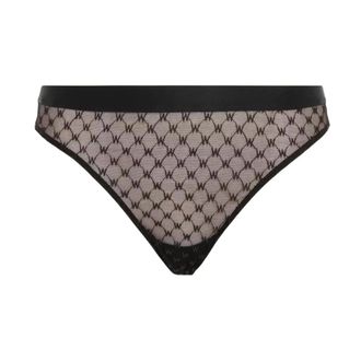 Wolford Slip Sheer Logo - Femme - Sous-v&ecirc;tements - Brun - Taille: 36 FR