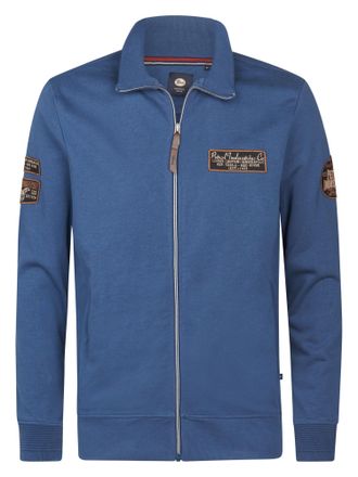 Petrol Industries Strickjacke mit Logo Kenosha Blau L