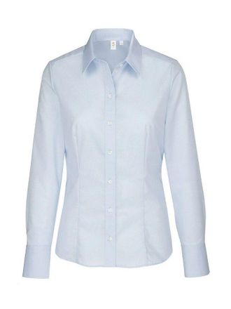 Seidensticker Langarmbluse Schwarze Rose (1-tlg) Stickerei