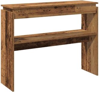 vidaXL Table console vieux bois 80x30x102 cm bois dingénierie Vidaxl