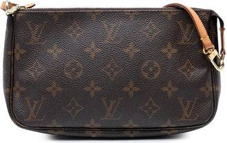 Louis Vuitton Hobo Bags - Monogram Pochette Accessoires - Gr. unisize - in Braun - f&uuml;r Damen