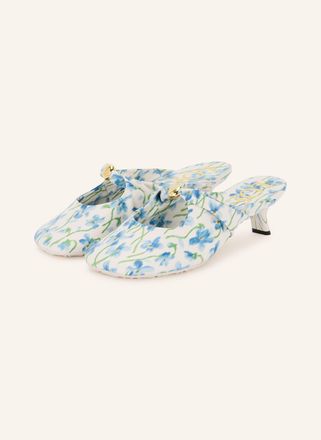 Loewe Mules Pebble weiss