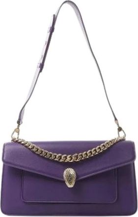 Bulgari Pre-owned Sac bandouli&egrave;re Serpenti Forever Moyen - Femme - Pre-owned - Violet - Taille: ONE Size