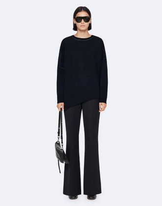 AllSaints Martel pull bleu marine encre
