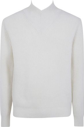 Cruna Pull col V Vail - Homme - Pulls - Blanc - Taille: 2XL