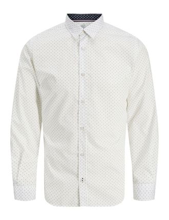 Jack & Jones Jjmatheo Print Detail Shirt L/S