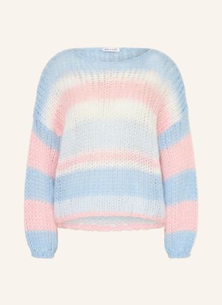 Mrs & Hugs Mrs & Hugs Pullover Mit Mohair rosa