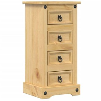 vidaXL Table de chevet Corona 35x32,5x74 cm bois de pin massif Vidaxl