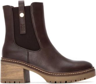 Xti Bottines Femme Brun - Chaussures confortables et polyvalentes - Mode décontractée - Modèle 14445603 (Taille39)