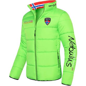Nebulus Herren Jacke EXODUS, warme Outdoorjacke, praktische & vielseitige &Uuml;bergangs- & Winterjacke, green_flash-sc - XXL