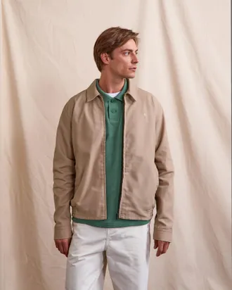 Faguo Blouson coton taupe