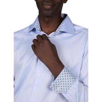 Eton Chemise droite col classique en coton
