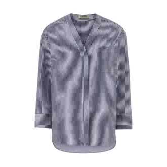 Max Mara Blouse Chicca - Femme - Blouses et Chemises - Bleu - Taille: 40 FR