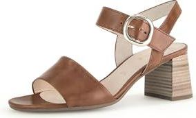 Gabor Sandales à lanières pour femme, Camel 24, 41 EU