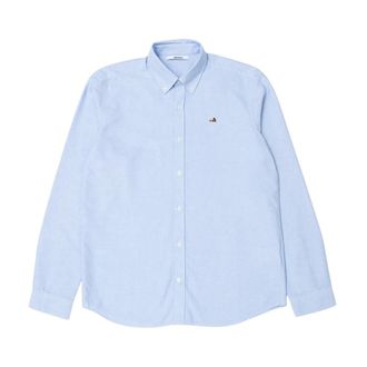 Edmmond Studios Duck Shirt Oxford - - Shirts - Herren - Blau - S